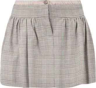 8pm 8Pm, Femme, Jupes, Beige, Taille: 38 FR Zephyr Go Prince of Wales Short Skirt