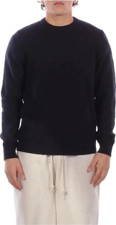 Alpha Studio Homme, Pulls, Bleu, Taille: XL Maille ras du cou