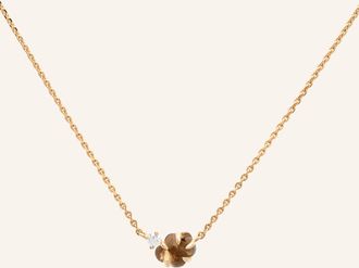 Vieri Vieri Kette Wolke Rauchquarz Brillant gold