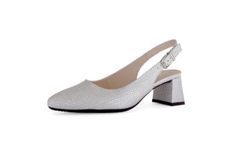 Gabor Damen Slingpumps, Frauen Absatzschuhe,hochhackige Schuhe,stoeckelschuhe,Ausgehschuhe,Abendschuhe,Court Shoes,Slingback,Ice,38 EU / 5 UK