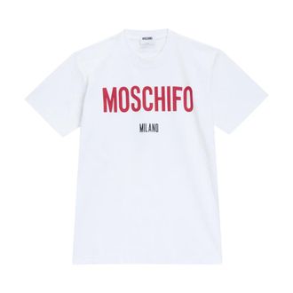 Moschino Moschifo T-Shirt - - Tops - Damen - Wei&szlig; - L