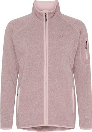 Sea Ranch Fleecejacke Damen Fleece-Strickjacke Eleana mit Stehkragen und Rei&szlig;verschluss Melange-Optik, Weiches Fleece mit Jersey-Innenkragen, Saum abgerundet