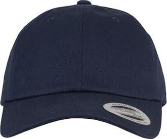 Flexfit Casquette de Baseball Yupoong Profil Bas - Mixte pour Homme et Femme - 6 Panneaux - Non structurée - avec Fermeture en Laiton Taille Unique Bleu Marin