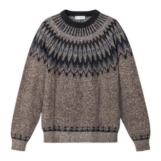 Roberto Collina Pulls &agrave; col rond - Homme - Pulls - Brun - Taille: 2XL