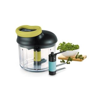 T-fal K1321224 Handschere 5 Seconds Engineering, Lame Glace Lace Pilée, Schwarz, Grün, Transparent, 900 ml