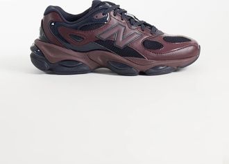 New Balance 983 baskets en cuir bordeaux-Rouge