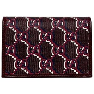 Gucci unisex, Pre-owned, Rouge, Taille: ONE Size Porte-cartes de visite Pre-owned