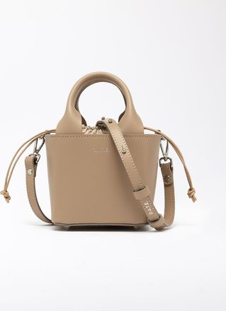 D.A.T.E. cubo bag leather natural