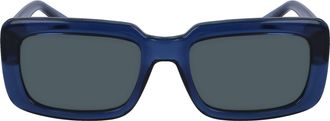 Karl Lagerfeld Karl Lagerfeld Unisex Adult Sunglasses KL6101S - Blue with Solid Green Lens
