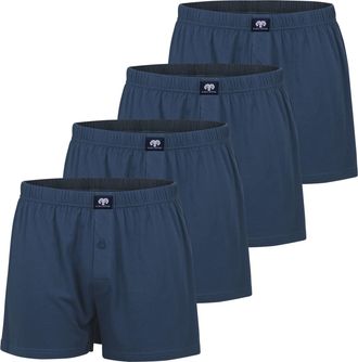 Ceceba Herren Shorts Boxershorts (DE/NL/SE/PL, Alphanumerisch, 8XL, Regular, Regular, Blau)