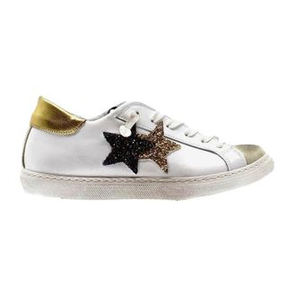 2Star Wei&szlig;e Low-Top-Ledersneaker - - Shoes - Damen - Wei&szlig; - 35 EU
