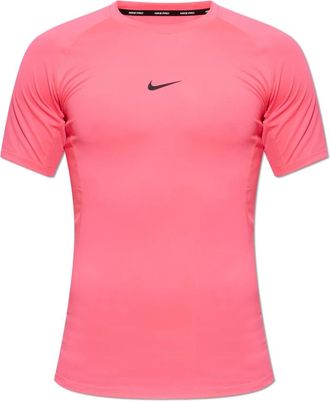 Nike Homme, Sport, Rose, Taille: M Haut de Fitness Pro Dri-FIT &agrave; Manches Courtes et Coupe Ajust&eacute;e