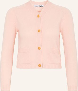 Acne Studios Strickjacke Aus Cashmere rosa