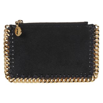 Stella McCartney Falabella Zip Card Holder - - Accessories - Damen - Schwarzk - ONE SIZE