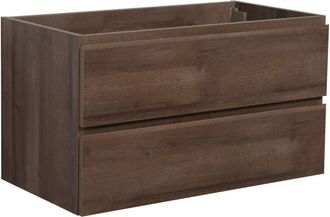 Badplaats Meuble sous lavabo Angela 80cm - Badplaats - chene brun - Armoir