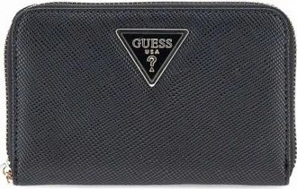 Guess Portefeuille Laurel Saffiano - Femme - Accessoires - Noir - Taille: ONE Size