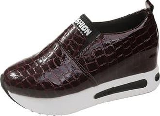 Generic Chaussures de sport pour femme - Petites chaussures en cuir brillant - Respirantes et confortables - Chaussures d&eacute;contract&eacute;es pour tout-petits gar&ccedil;ons