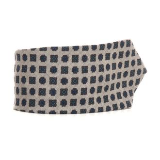 Kiton Kaschmir Fantasie Krawatte- 7 Falten - - Accessories - Herren - Beige - ONE SIZE