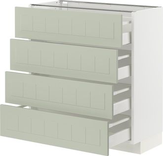 IKEA METOD / MAXIMERA Unterschr., 4 Fronten/4 Schubladen