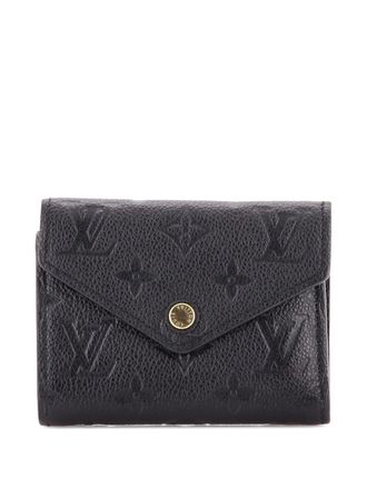 Louis Vuitton Victorine Wallet Monogram Empreinte Leather small wallets - Noir