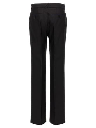 Burberry Mens Black Virgin Wool Dress Pants