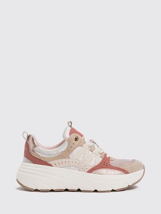 Twinset Baskets en cuir et mesh &agrave; imprim&eacute; animalier avec double tirant