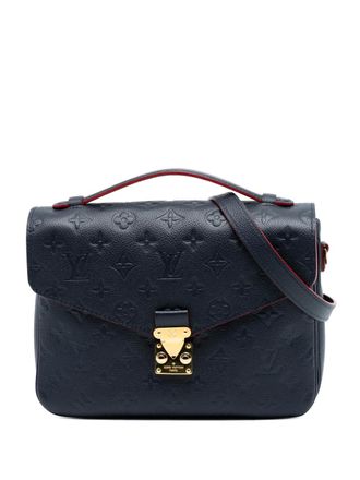 Louis Vuitton sac &agrave; bandouli&egrave;re Monogram Empreinte Pochette Metis (2018) - Bleu