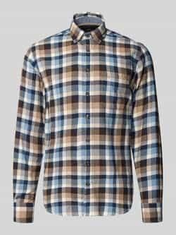 Fynch-Hatton Regular Fit Freizeithemd mit Logo-Stitching