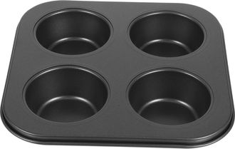 Pretyzoom Muffinform Für Die Heißluftfritteuse Antihaftbeschichtet Runde Cupcake-Backform Für Minikuchen/Brot/Brownies Und Mehr