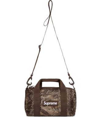 SUPREME mini sac fourre-tout en résille - Marron