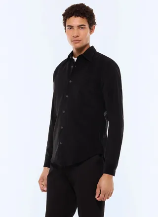 Fursac Chemise à poches en velours côtelé - Taille XL - Homme