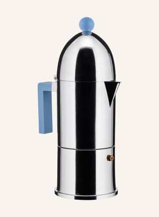 Alessi Espressokocher La Cupola blau