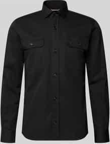 HUGO BOSS Regular Fit Overshirt aus Baumwoll-Lyocell-Mix Modell H-ROB-SP-2P-263