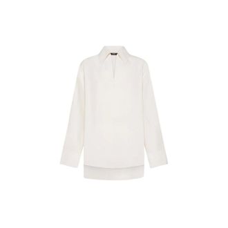 Seventy Femme, Blouses et Chemises, Blanc, Taille: 38 FR Chemisier Cr&ecirc;pe