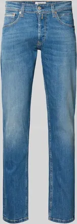 Replay Straight Fit Jeans im Used-Look Modell GROVER