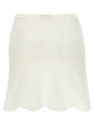 Tom Ford Womens White Cotton Long Skirt