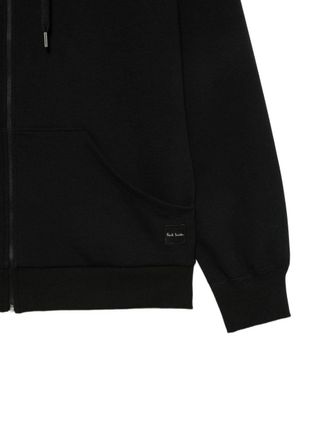 Paul Smith Zip-Through Hoodie - Black