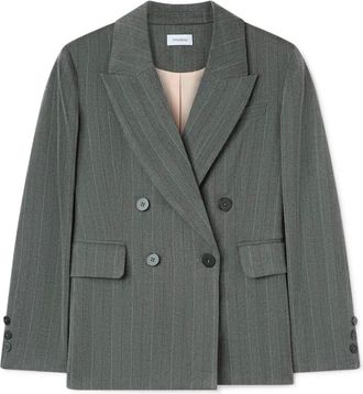 Motivi Veste crois&eacute;e &agrave; fil teint - Femme - Vestes - Gris - Taille: 40 FR