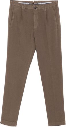 Incotex Hose mit Tapered-Bein - Braun