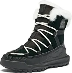 Sorel Bottes imperméables ONA RMX Glacy pour femme, Noir, sel de mer, 38.5 EU