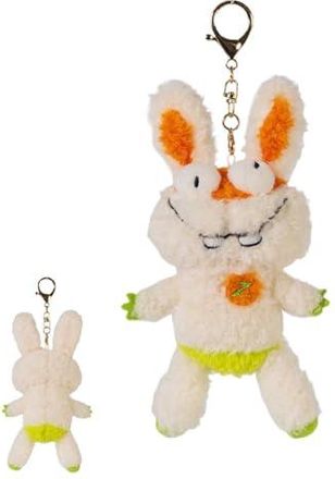 Generic Porte-cl&eacute;s animal en peluche - Sac &agrave; main Porte-cl&eacute;s de lapin de sac, instantan&eacute; et style Porte-cl&eacute;s lapin mignon porte-cl&eacute;s en peluche d&eacute;coration de 