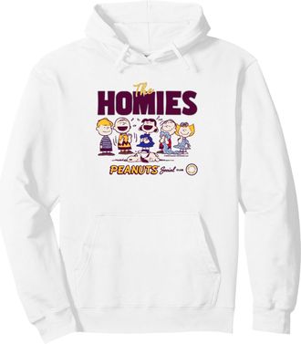Peanuts Snoopy Charlie Brown Friends Homies Club Retro 50er Jahre Pullover Hoodie