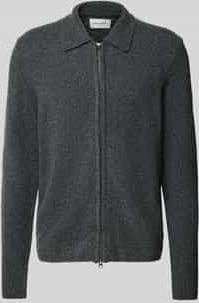 Wood Wood Cardigan mit Zweiwege-Reißverschluss Modell Andy