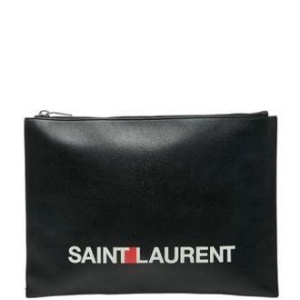 Saint Laurent Pre-owned Lederbeutel - - Pre-owned - Damen - Schwarzk - ONE SIZE