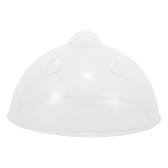 Happyyami HOUDERCO Eierkocherdeckel Ersatz Transparenter Hitzebest&auml;ndiger Kunststoffdeckel &Oslash; 15cm Luftdichter Eierd&auml;mpferdeckel f&uuml;r Kleine T&ouml;pfe Wiederverwendba