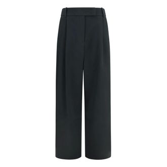 Giorgio Armani Pantalon Tailleur Large Taille Haute - Homme - Pantalons - Noir - Taille: S