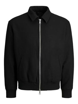 Jack & Jones Jcocover Bomber Jacket Veste, Noir, L Hommes