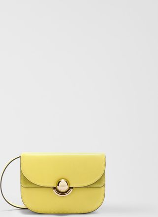 Furla Sfera Umh&auml;ngetasche Mini M Yellow Gelb Weiches Kalbsleder + Wildleder Damen