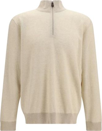 Loro Piana Roadster Pullover - - Knitwear - Herren - Beige - XL