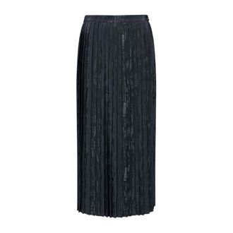 Maison Margiela Femme, Jupes, Noir, Taille: 36 FR Jupe Midi Pliss&eacute;e